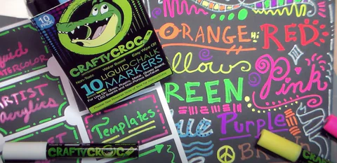 The Frugal Crafter Loves Crafty Croc Liquid Chalk Markers - Crafty Croc