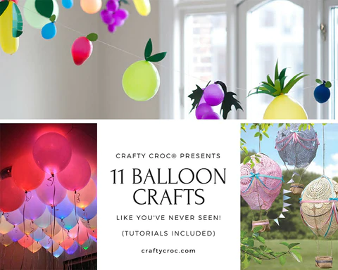 Amazing DIY Balloon Crafts - How to Make - Crafty Croc