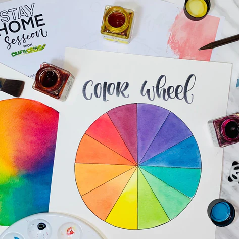 Color Theory with Watercolors - Crafty Croc